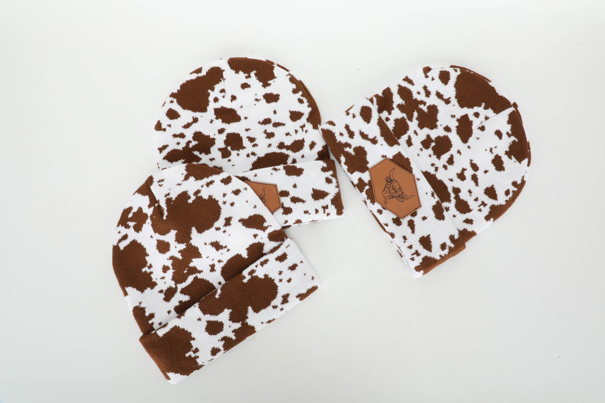 Cowprint Highland Cow Beanie – Dani Morgans