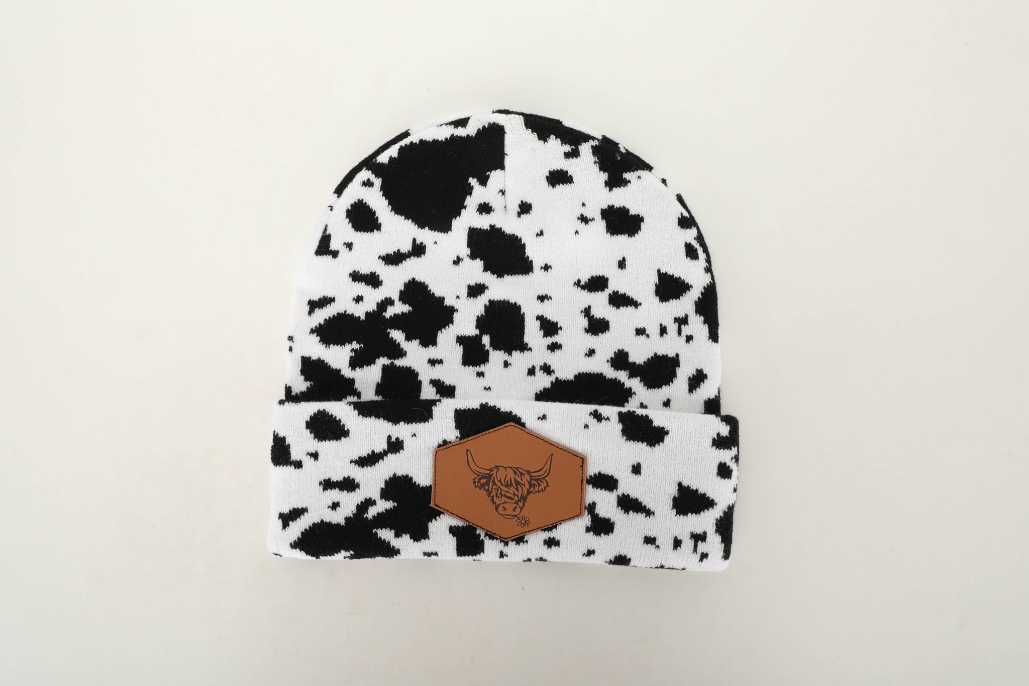 Cowprint Highland Cow Beanie – Dani Morgans